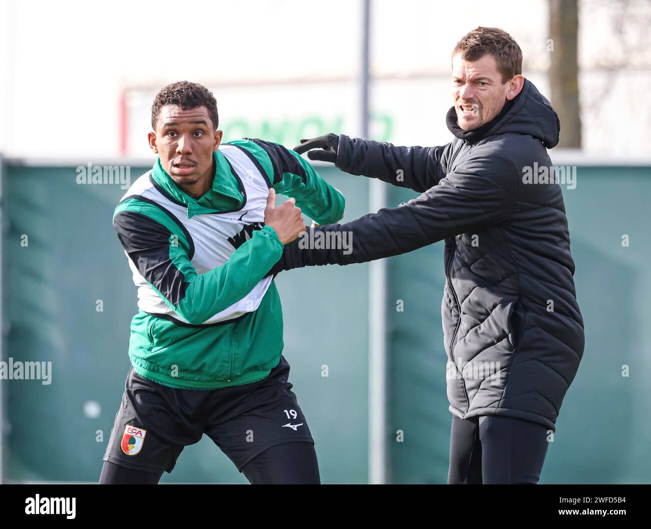 Augsburg, Deutschland. 30th Jan, 2024. Lars Knudsen (Co.-Trainer FC ...