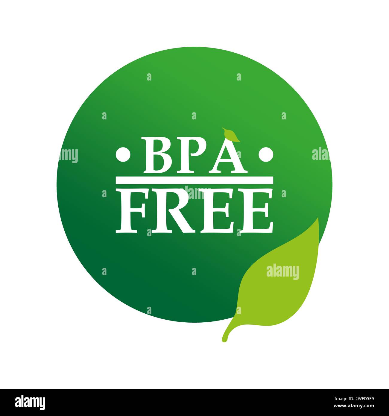 Bpa free. Icon for packaging design. Quality design element. Organic ...