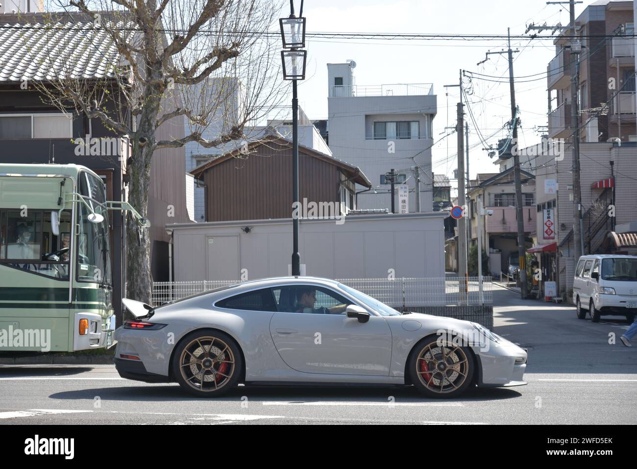 Clean looking Porsche in Osaka, Japan Stock Photo - Alamy