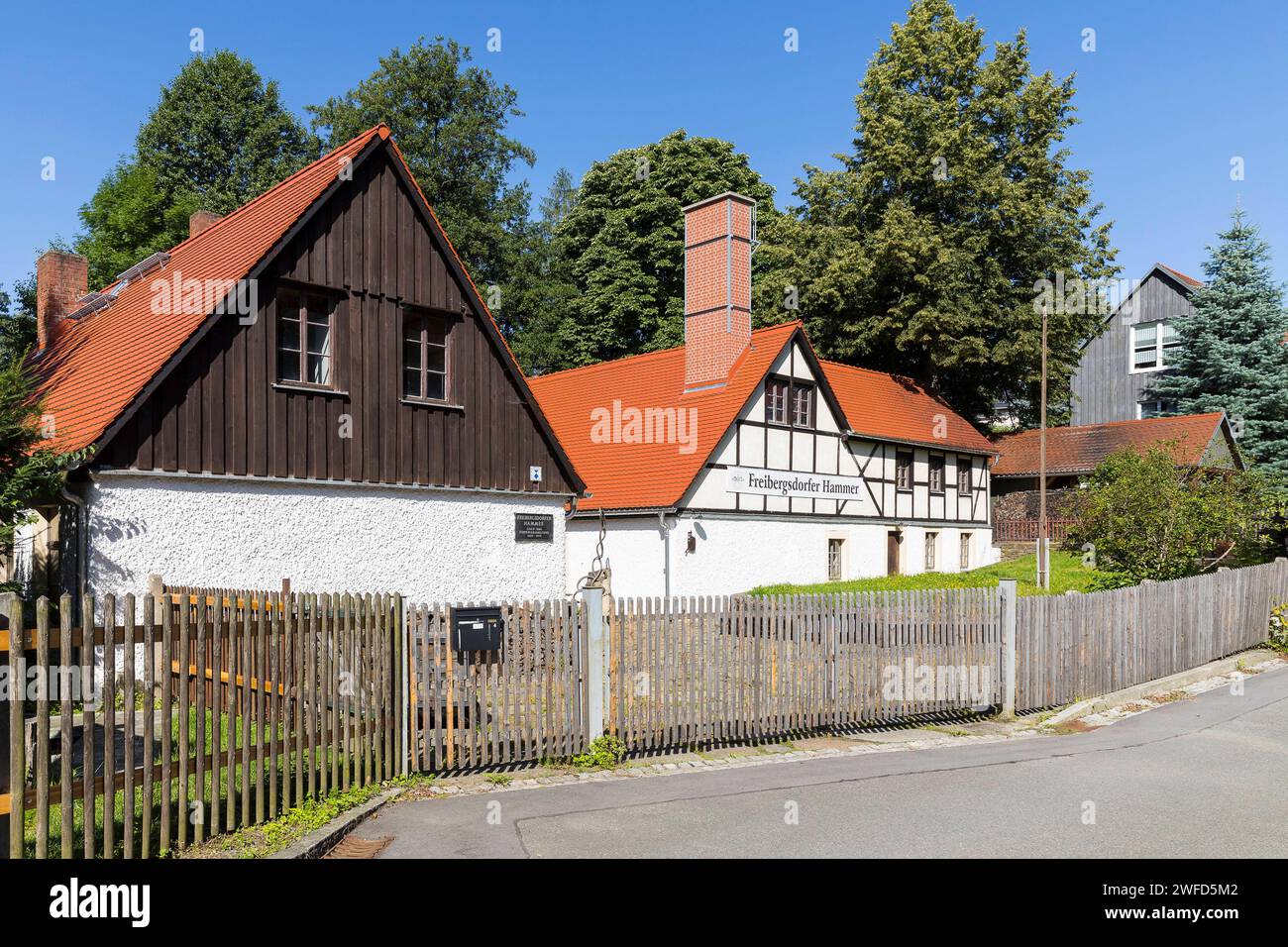 Freibergsdorfer Hammer, historisches Hammerwerk, heute Museum, Freiberg ...