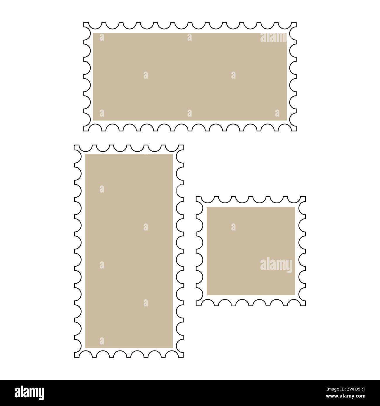 postage stamps icons. Vector illustration. EPS 10 Stock Vector Image ...