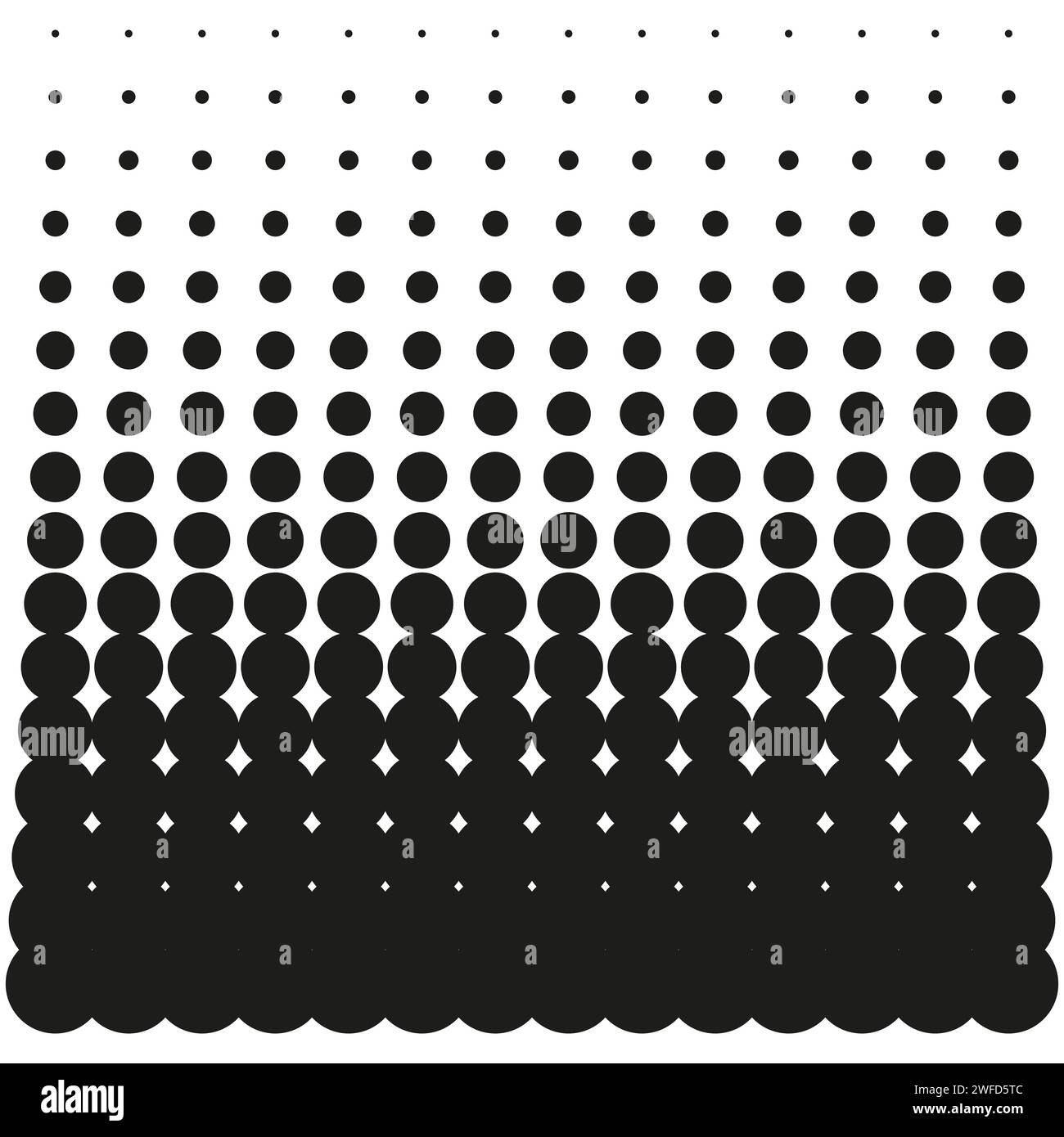 Retro background gradient point. Retro halftone effect. Pixel art ...