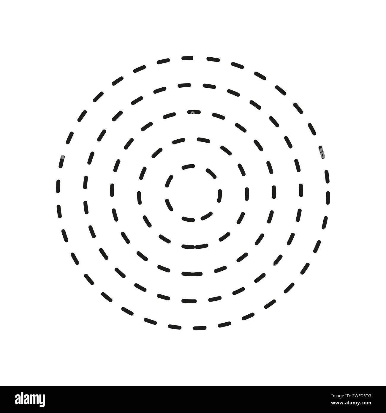 Dotted circles. Logo, label. Vintage frame logo. Vector illustration ...