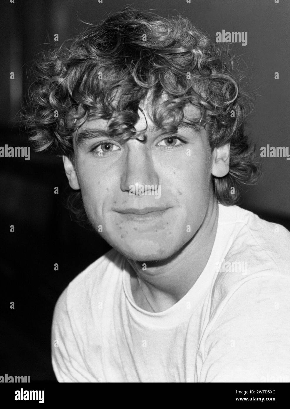 MATS WILANDER Swedish Tennis player Stock Photo - Alamy