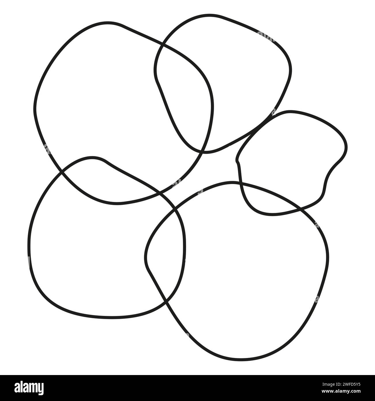 Overlapping design hi-res stock photography and images - Alamy