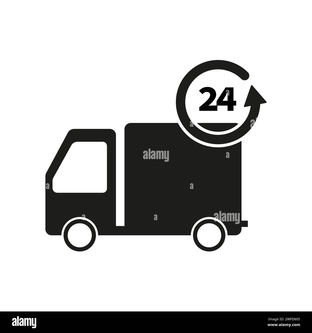 Shipment 24h Stock Vector Images - Alamy