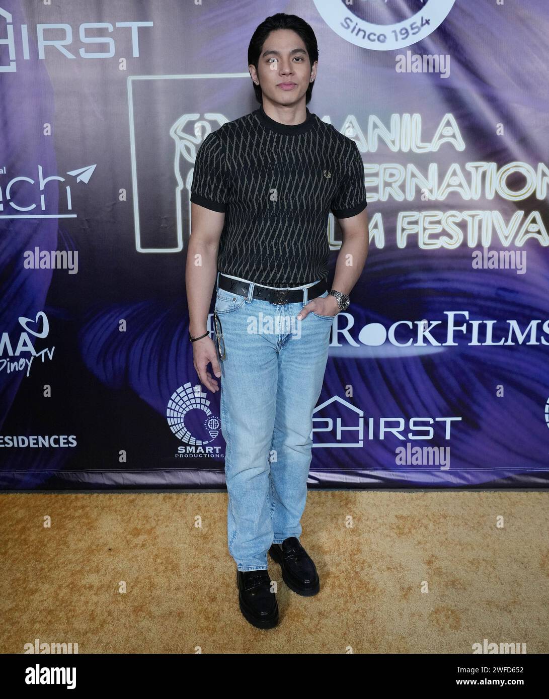 Ron Angeles at the 2024 Manila International Film Festival - Day 1 held ...