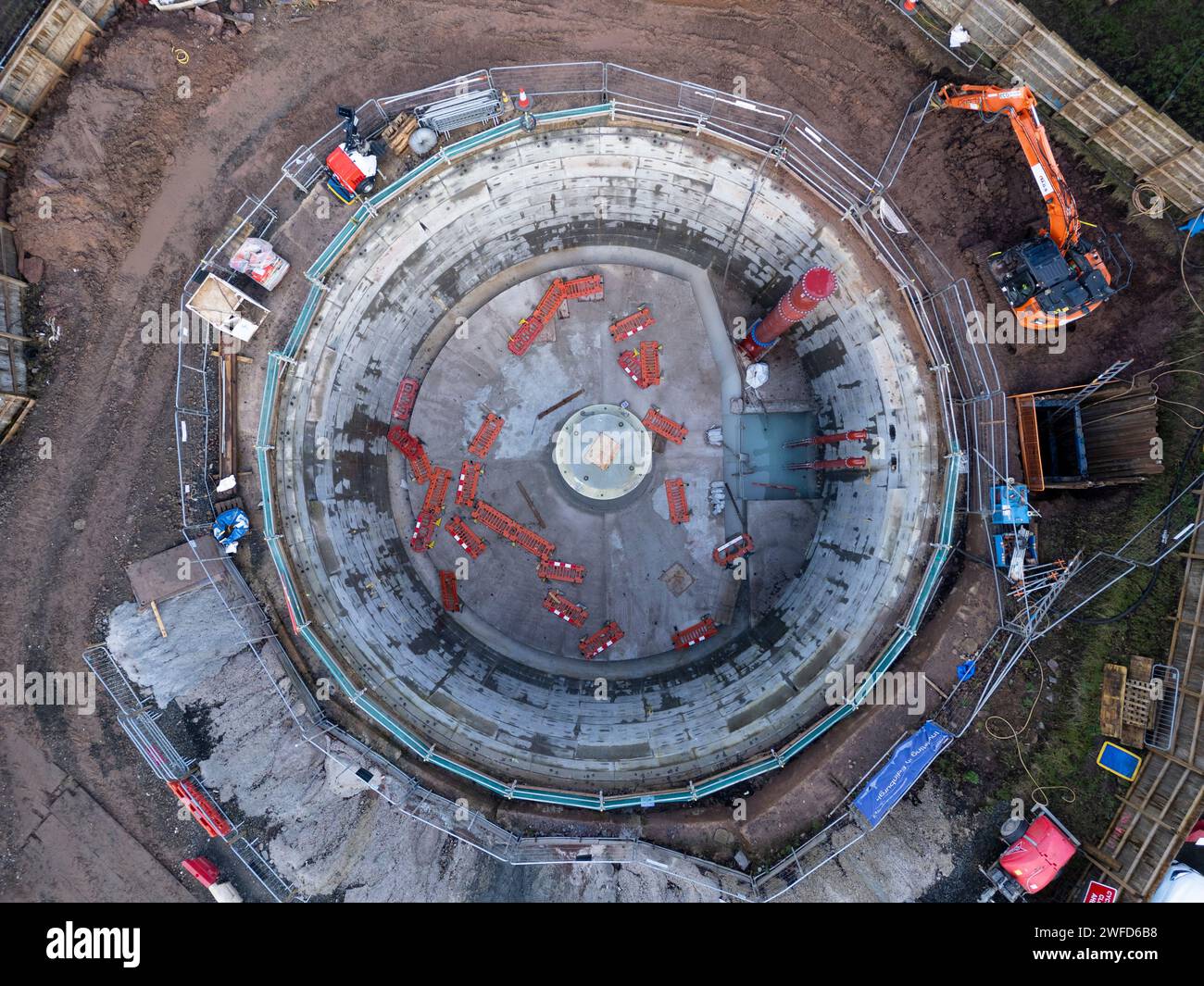 Edinburgh, Scotland ,UK. 30th January, 2023. Aerial drone view looking ...
