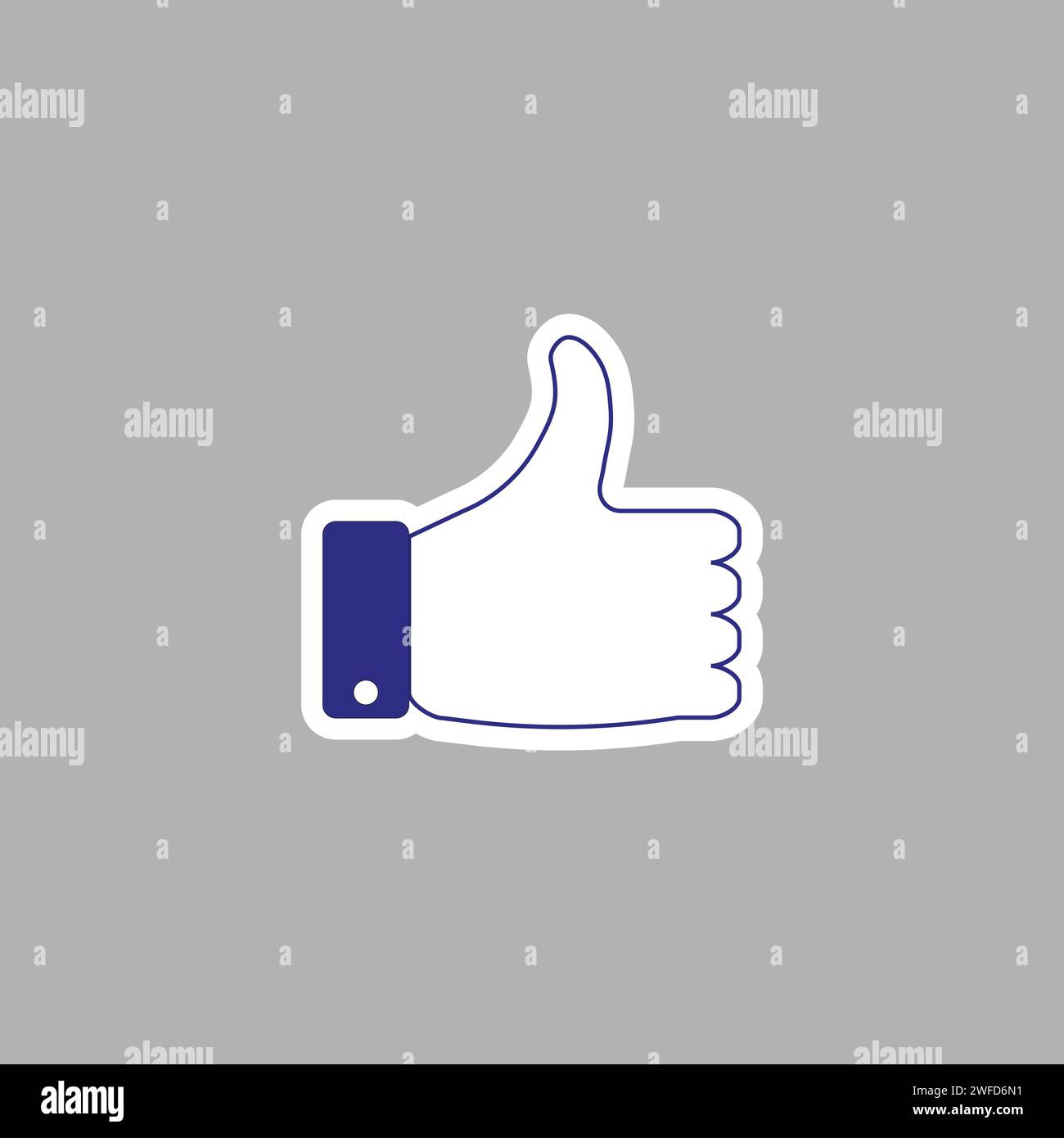 thumb up. Like icon. Social sign ok.Vector illustration. EPS 10 Stock ...