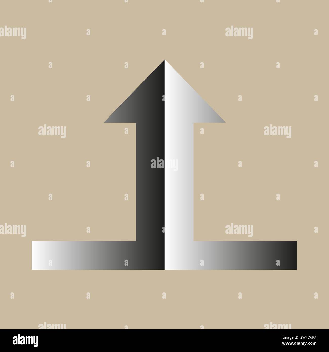 two arrows merging icon vector collaboration, partnership, alliance ...