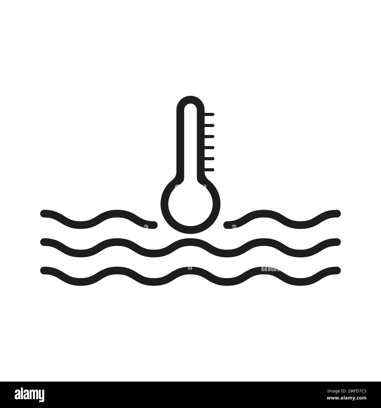 temperature icon. Machine temperature indicator. Vector illustration. stock image. EPS 10 Stock ...