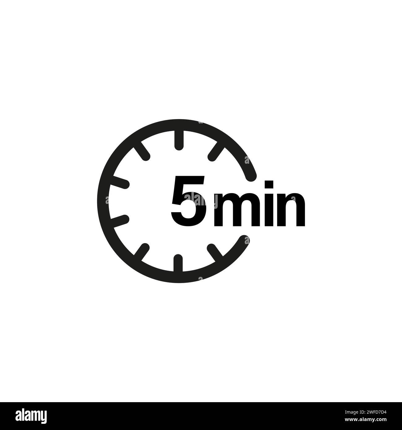 5 Min Countdown Stock Vector Images Alamy
