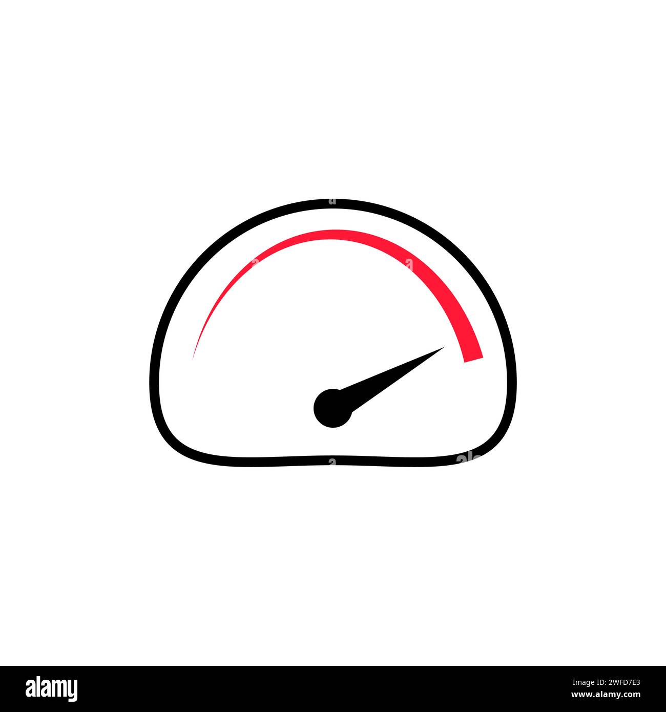 Illustration with arrow full tank. Vector illustration. stock image ...