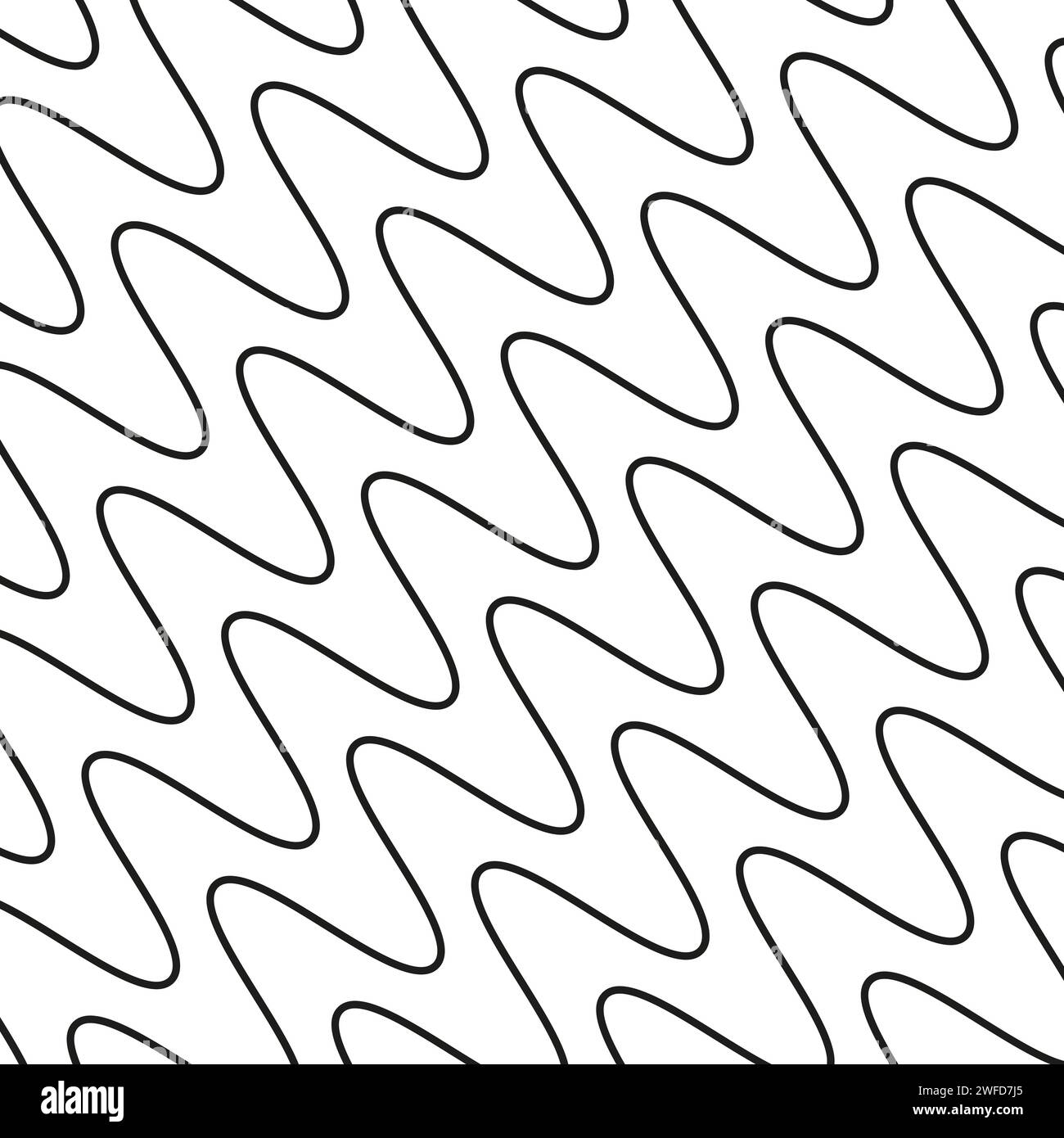 Wavy, waving, criss-cross, zig-zag lines seamless pattern, background ...