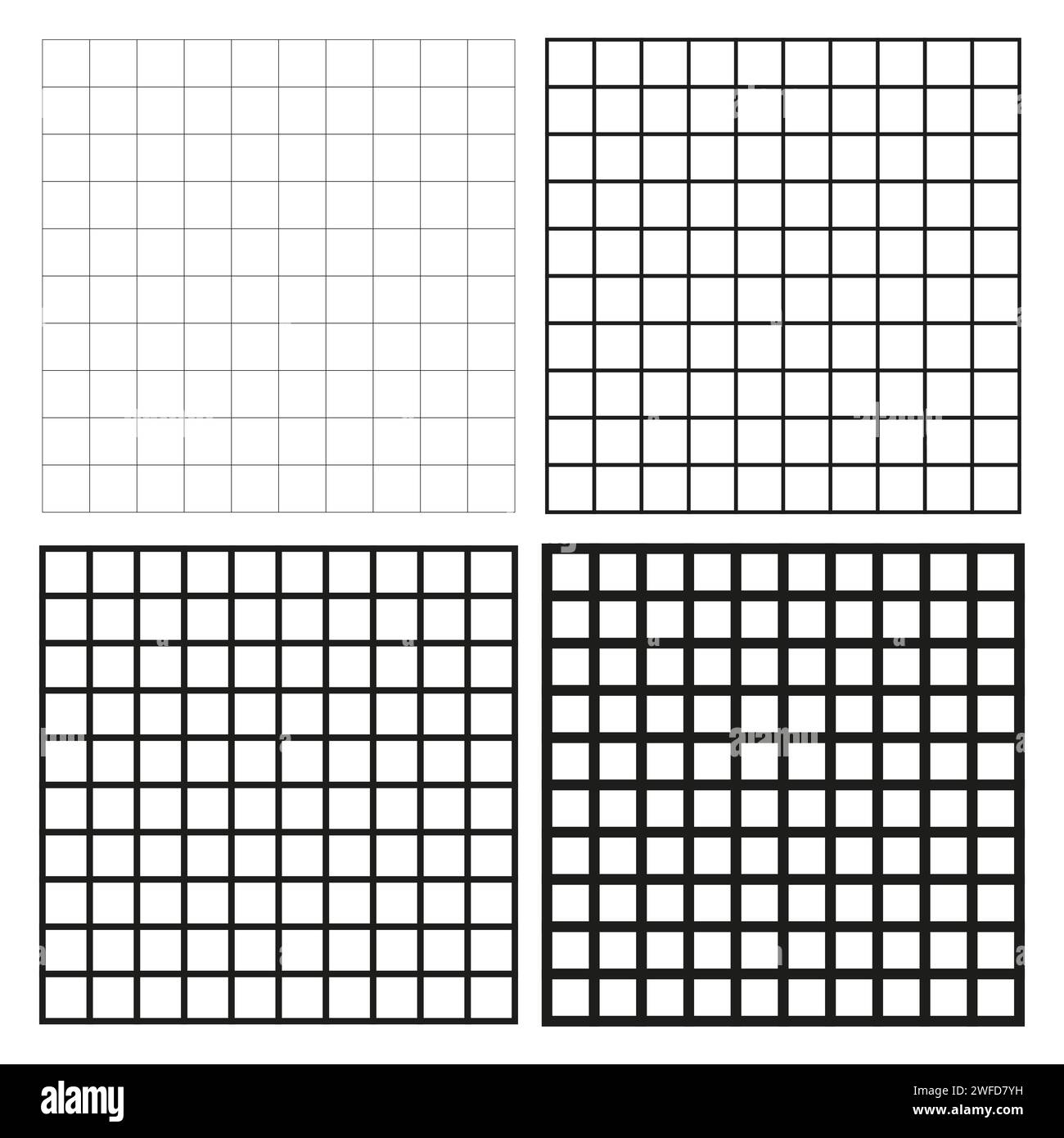 Abstract background mesh squares mosaic Cut Out Stock Images & Pictures - Alamy