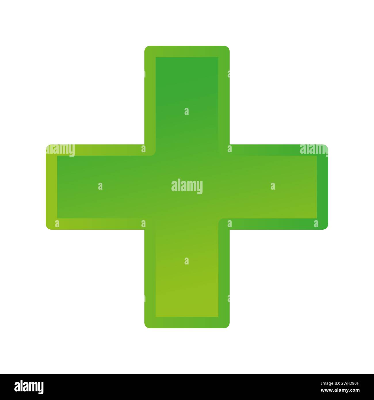 3d bevel cross as healthcare, first-aid, emergency response and as aid ...