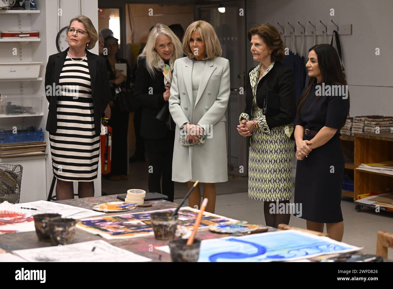Brigitte macron young hi-res stock photography and images - Alamy