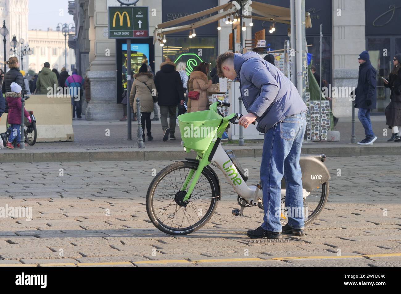 Milan great success for the new Lime electric bicycles: 2,000 vehicles ...