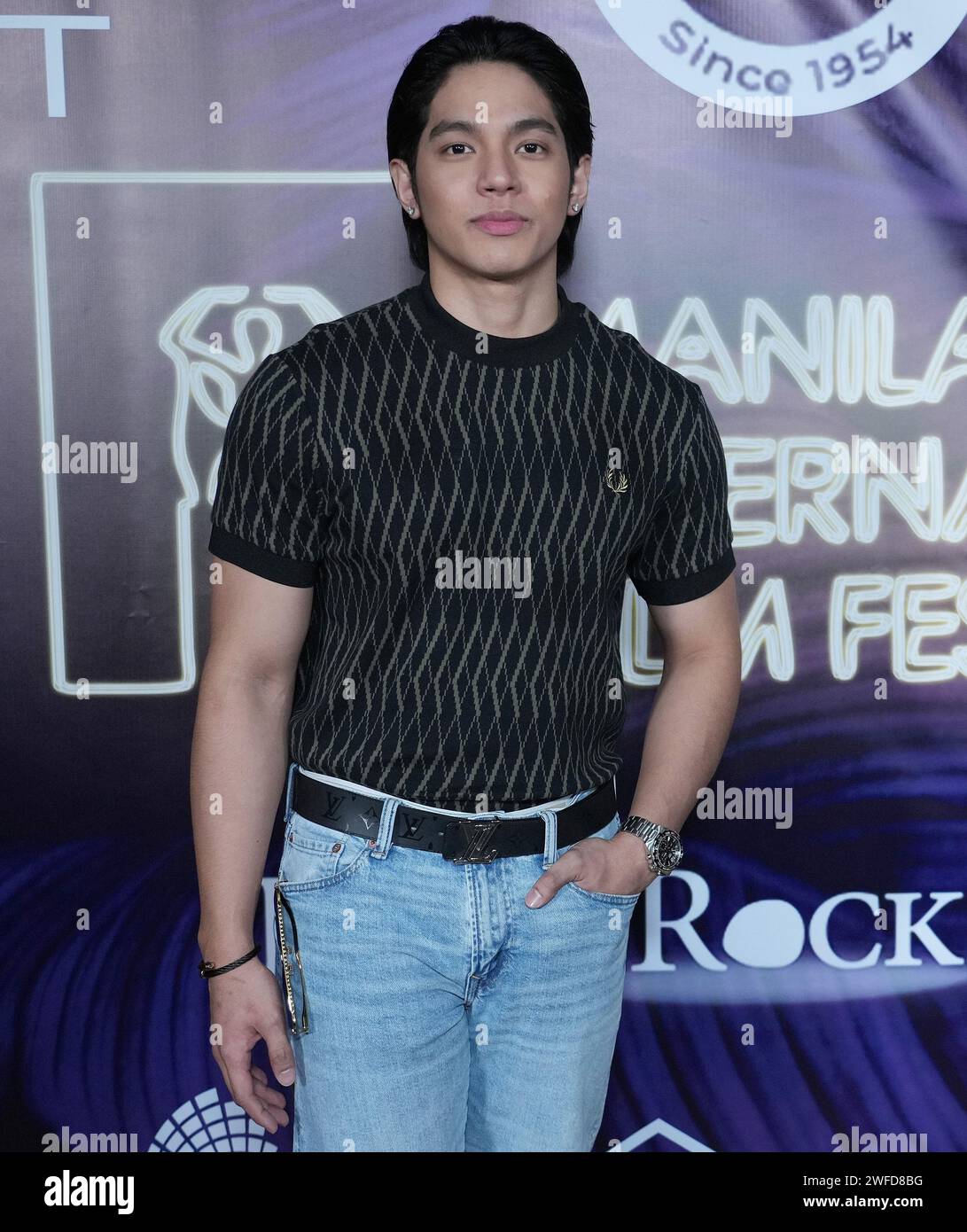 Ron Angeles at the 2024 Manila International Film Festival - Day 1 held ...