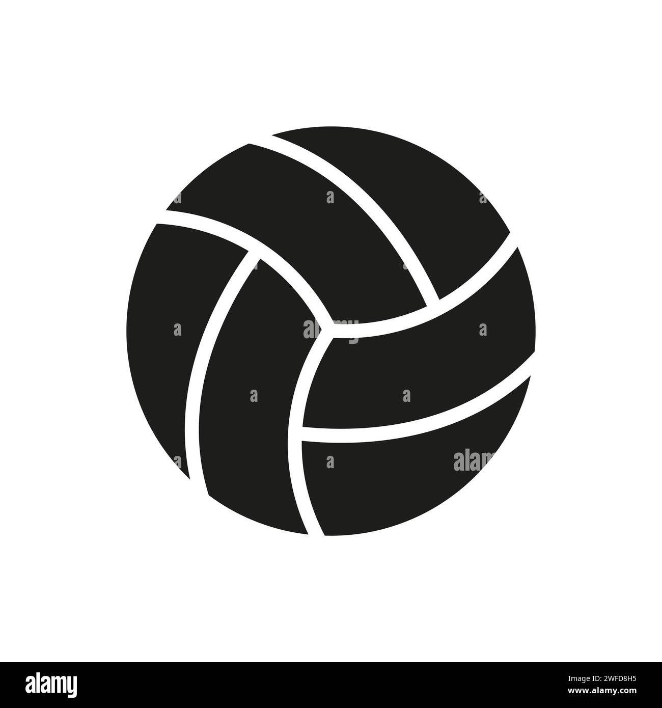 volleyball ball icon. Sport game. Vector illustration. EPS 10 Stock ...
