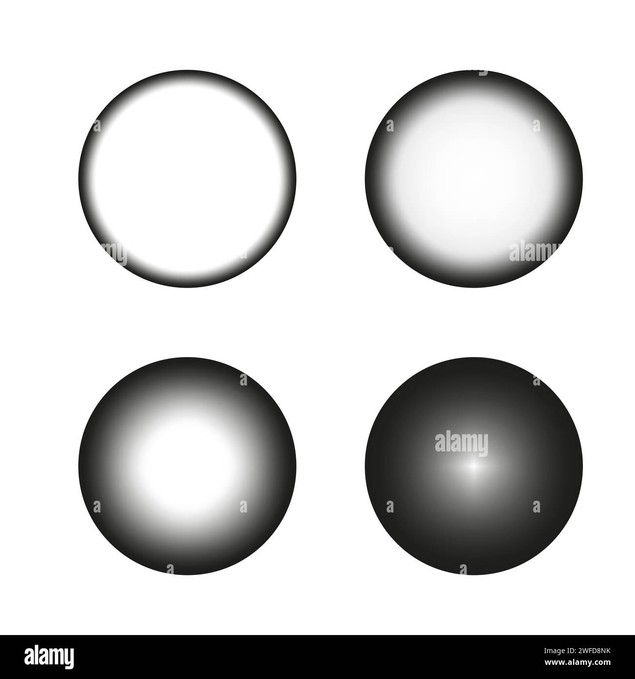 gray balls gradient. Modern art graphic. Design element. Vector ...