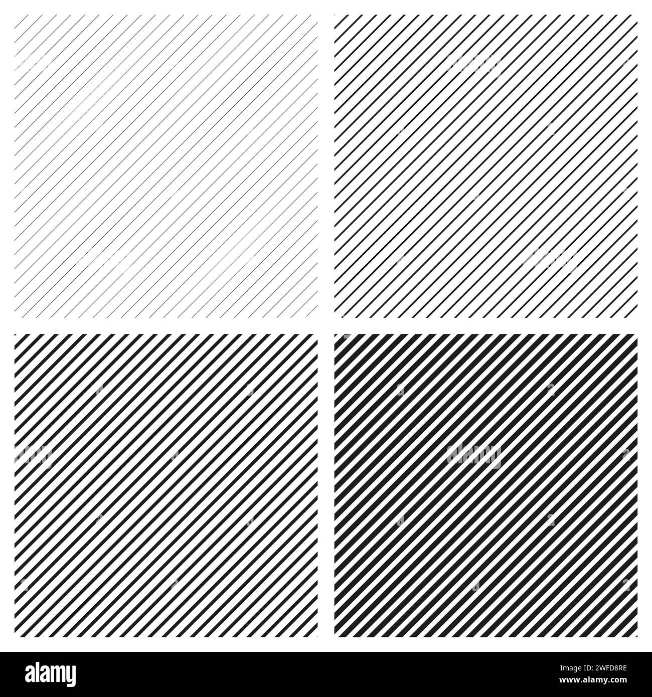 Seamlessly repeatable lines grid geometrical pattern, background. Diagonal, oblique, tilt and ...