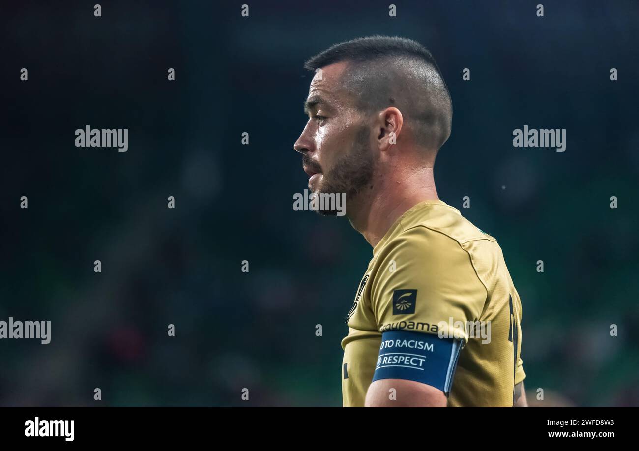 Budapest, Hungary – May 7, 2022. Ferencvaros defender Endre Botka ...