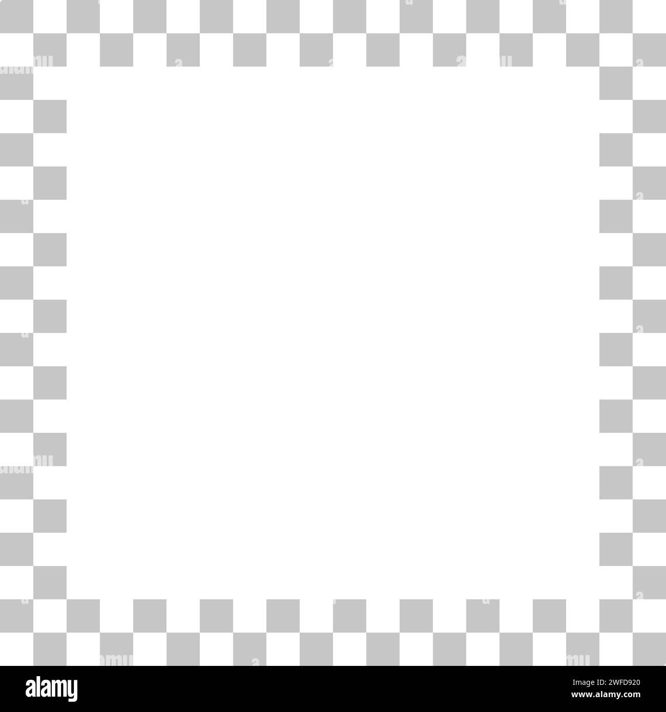 Checkers frame white background. Photo frame. Sport game. Vector ...