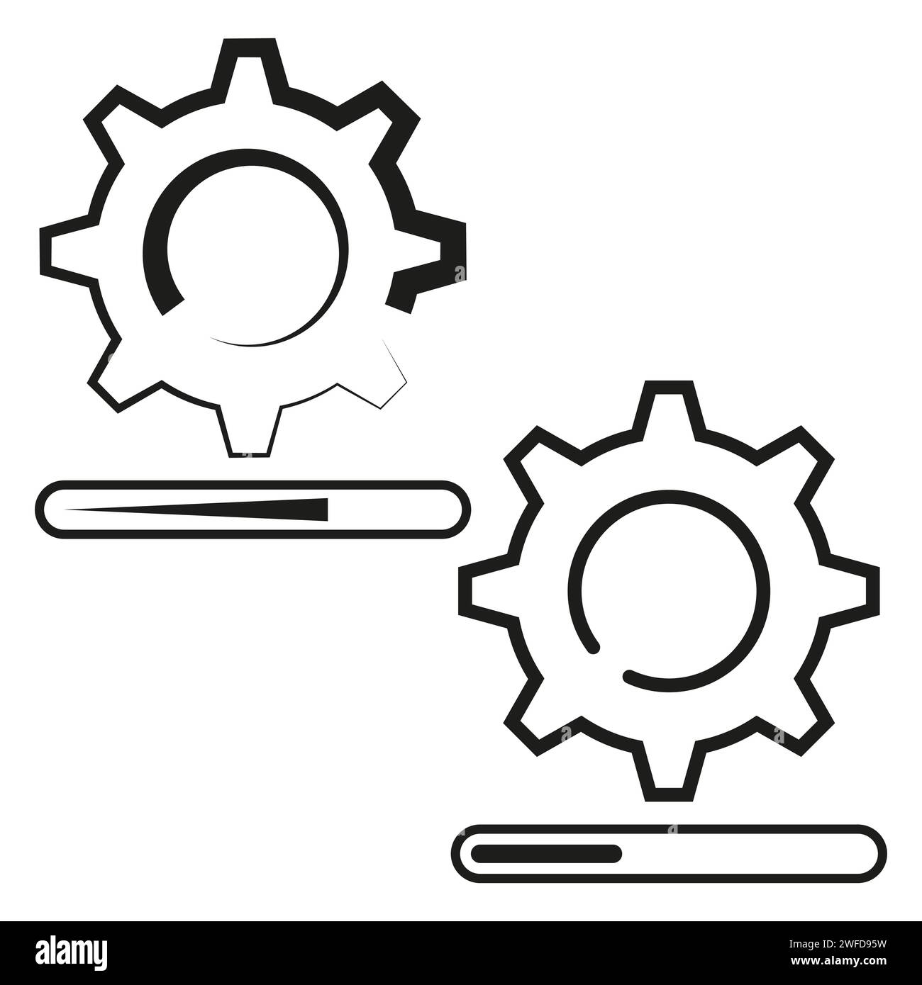 Software system updates Stock Vector Images - Alamy