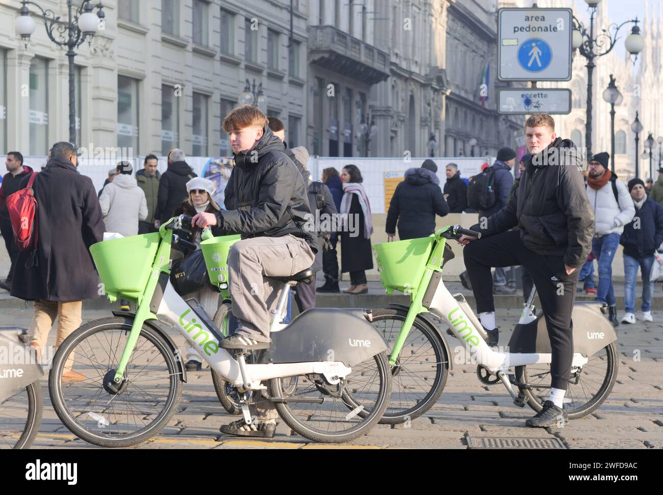 Milan great success for the new Lime electric bicycles: 2,000 vehicles ...