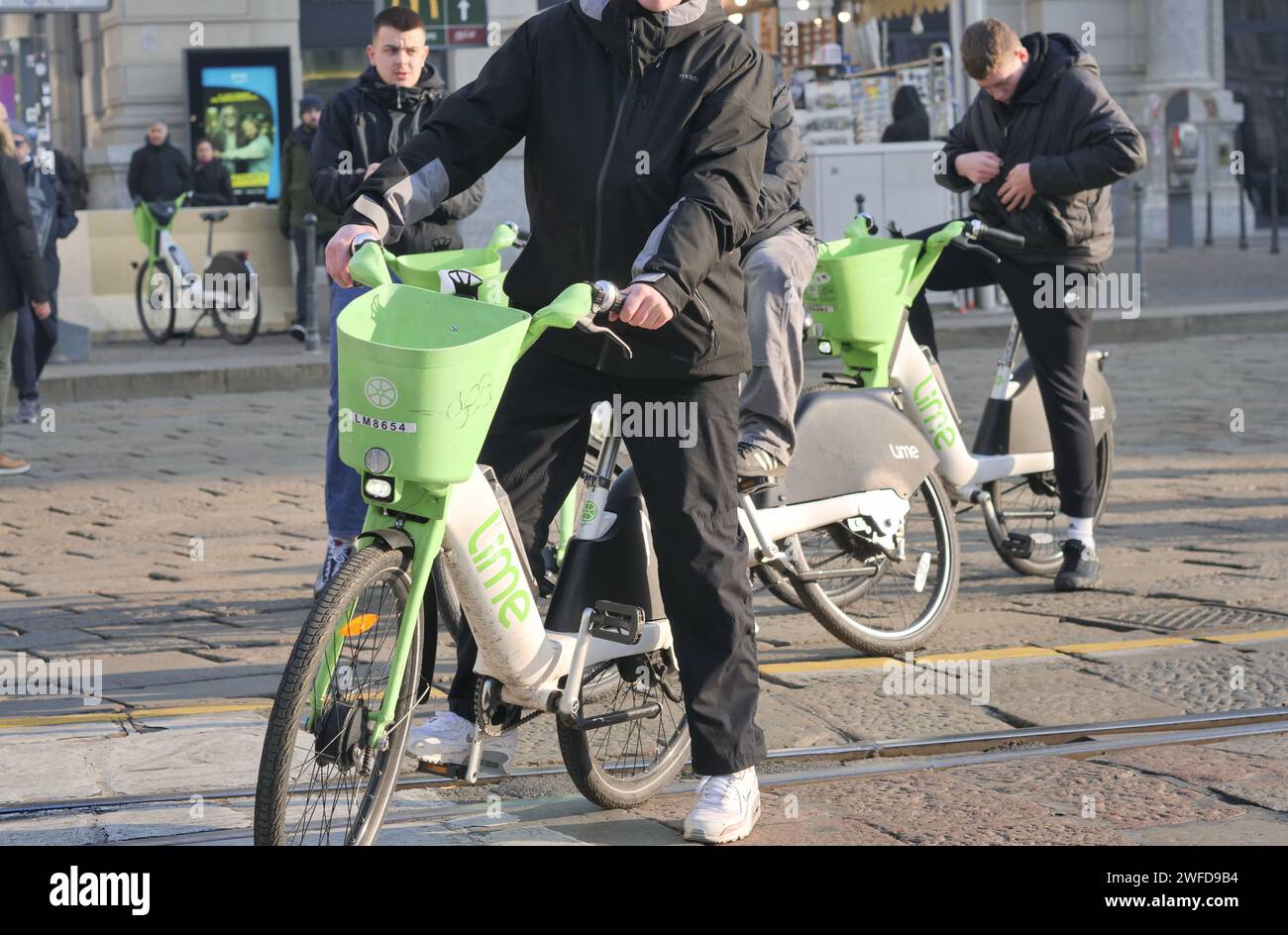 Milan great success for the new Lime electric bicycles: 2,000 vehicles ...