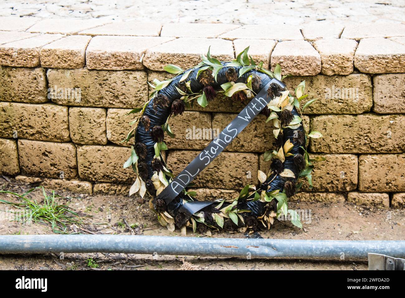 Kfar Aza kibbutz, Israël - January 29, 2024 Aftermath of the attack on ...