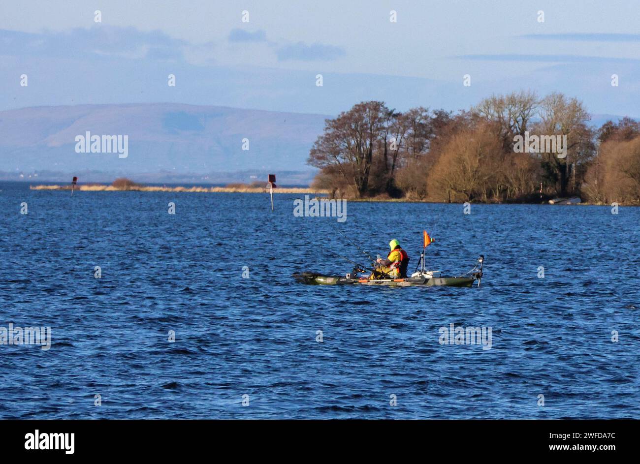 Kayak fishing lough neagh hi-res stock photography and images - Alamy