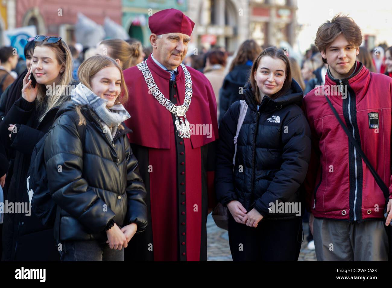 Wroclaw, Wroclaw, Poland. 30th Jan, 2024. Jacek Sutryk ''Polonez for Fredro'' is an initiative ...