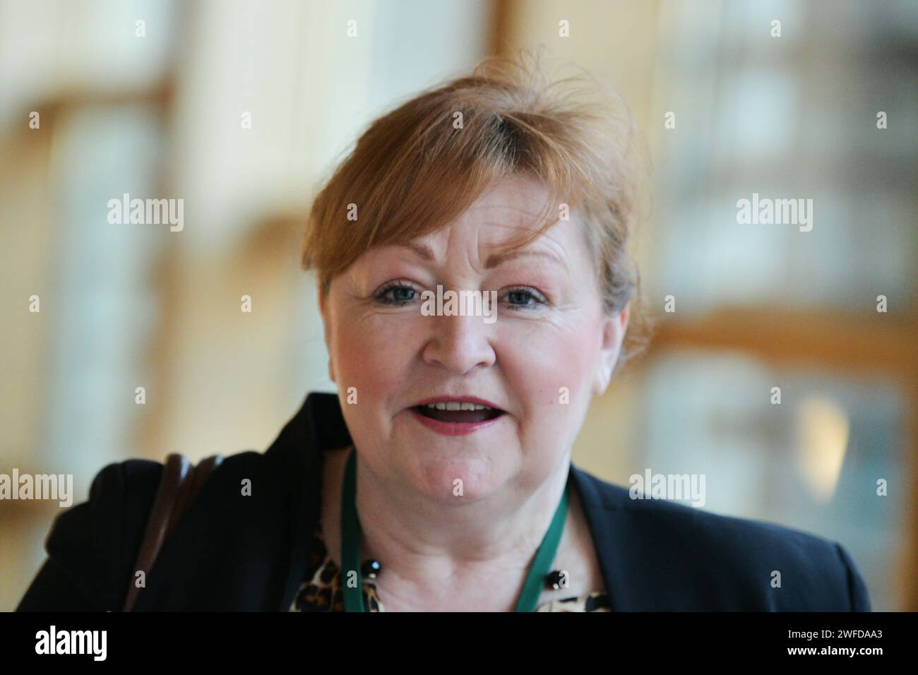 Edinburgh Scotland, UK 30 January 2024 Emma Harper MSP at the Scottish ...