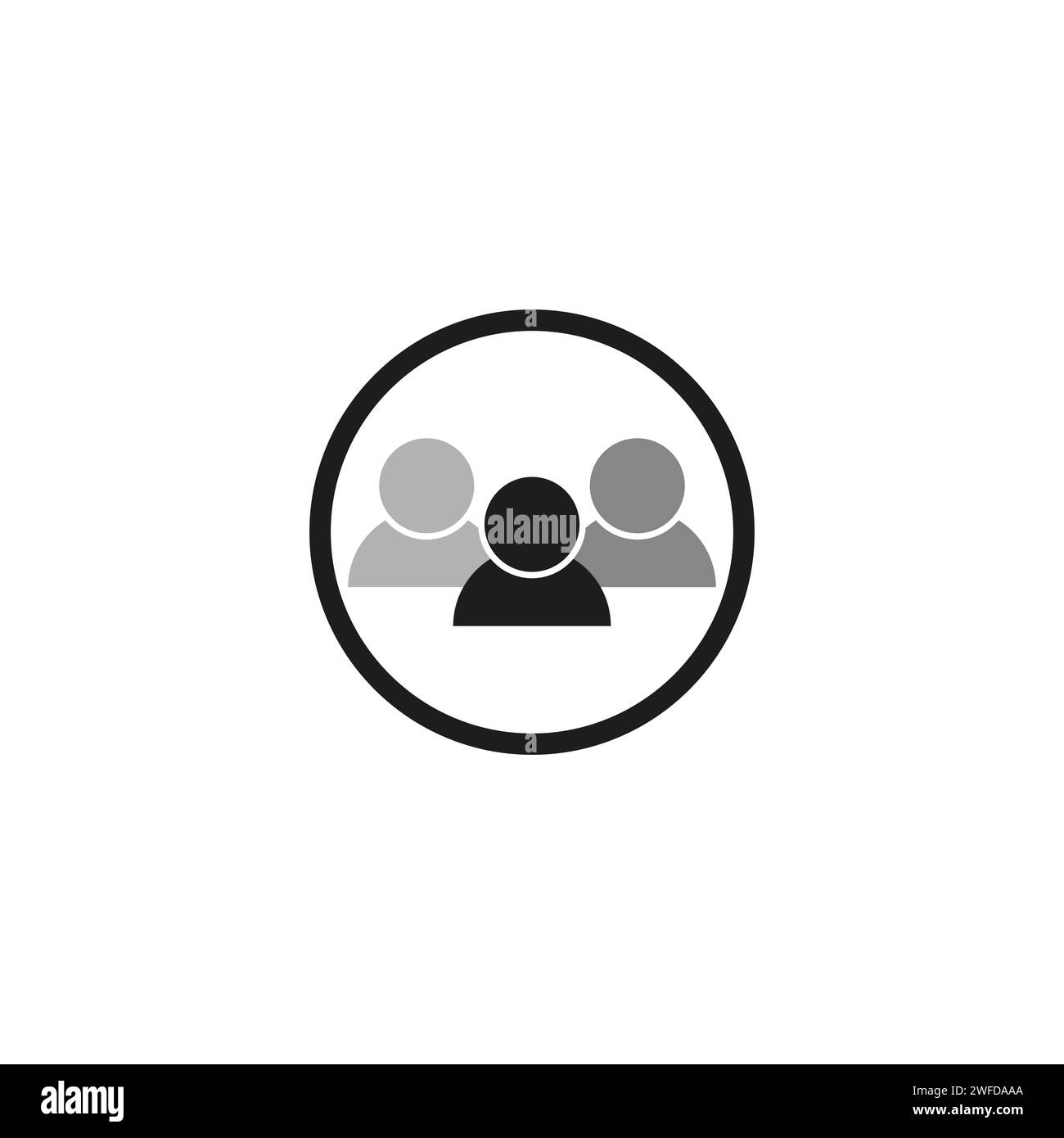 manager icon, teamwork and community, management and connection. Vector ...