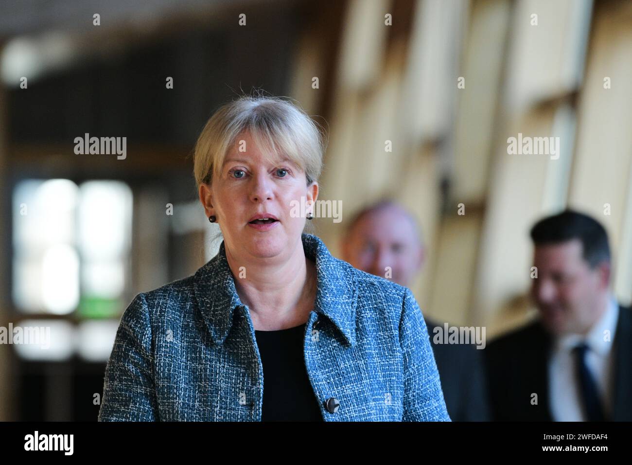 Edinburgh Scotland, UK 30 January 2024 .Deputy First Minister Shona ...