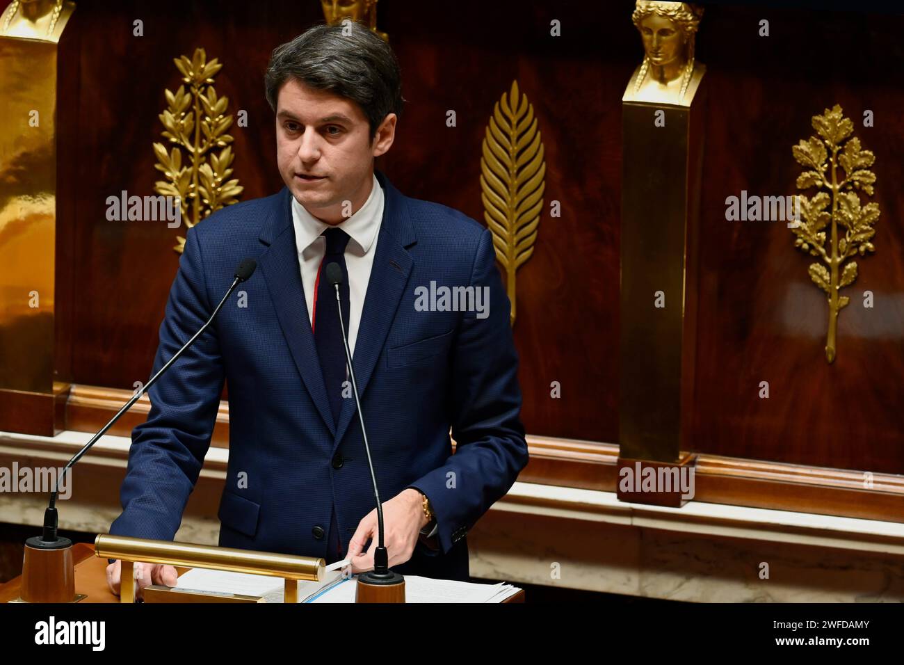Discours de gabriel attal hi-res stock photography and images - Alamy