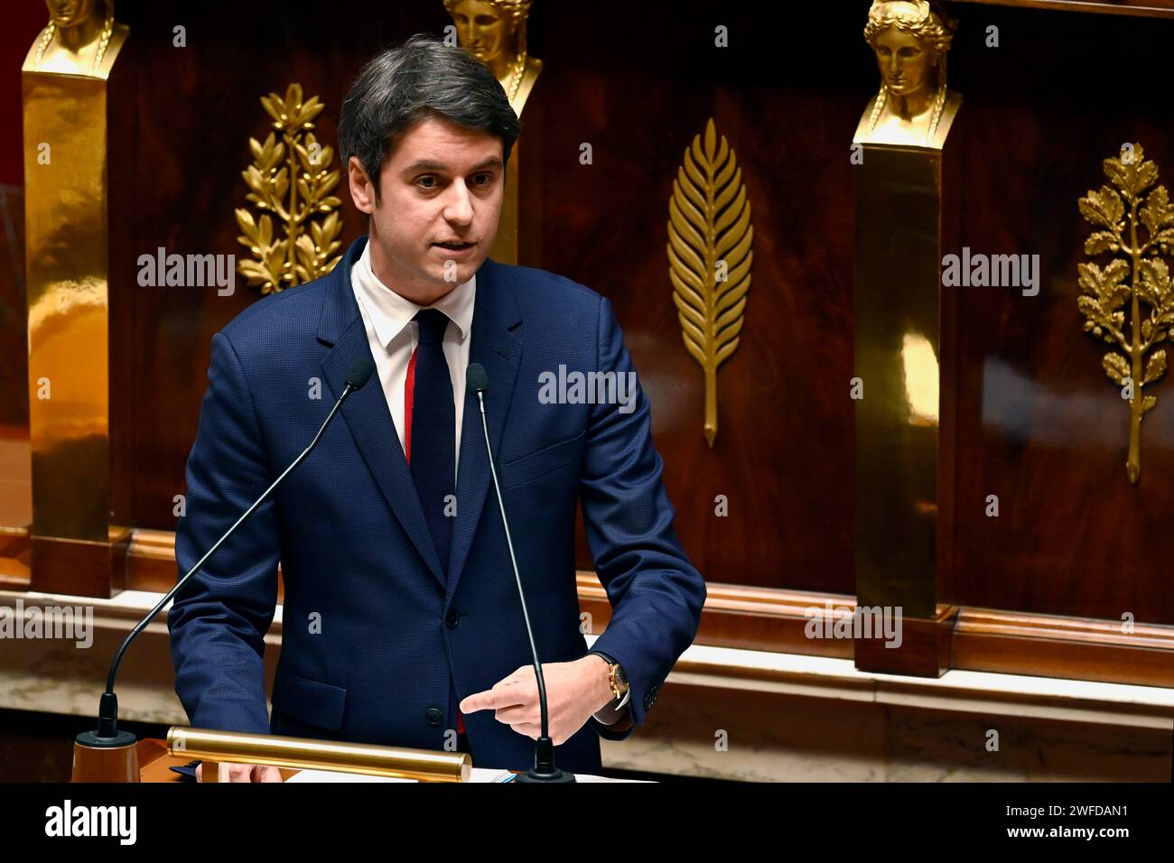Discours de gabriel attal hi-res stock photography and images - Alamy
