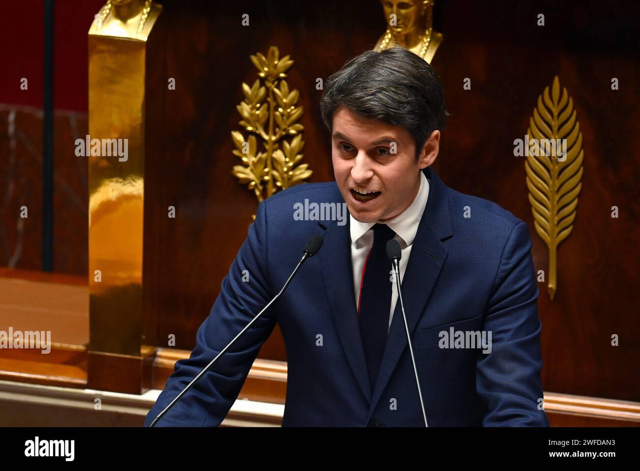 Discours de gabriel attal hi-res stock photography and images - Alamy