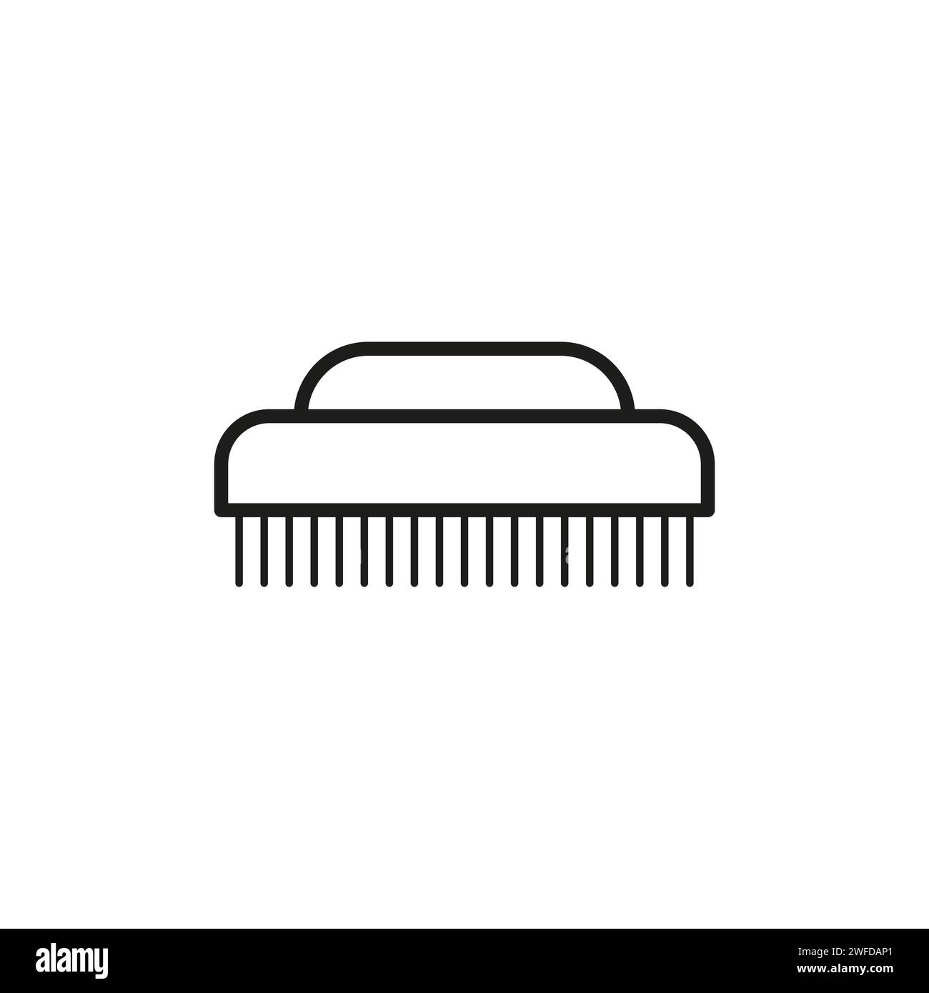Hand scrubber icon. Vector illustration. stock image. EPS 10 Stock ...
