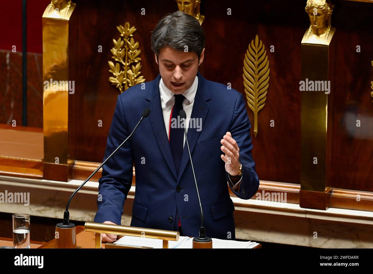 Discours de gabriel attal hi-res stock photography and images - Alamy