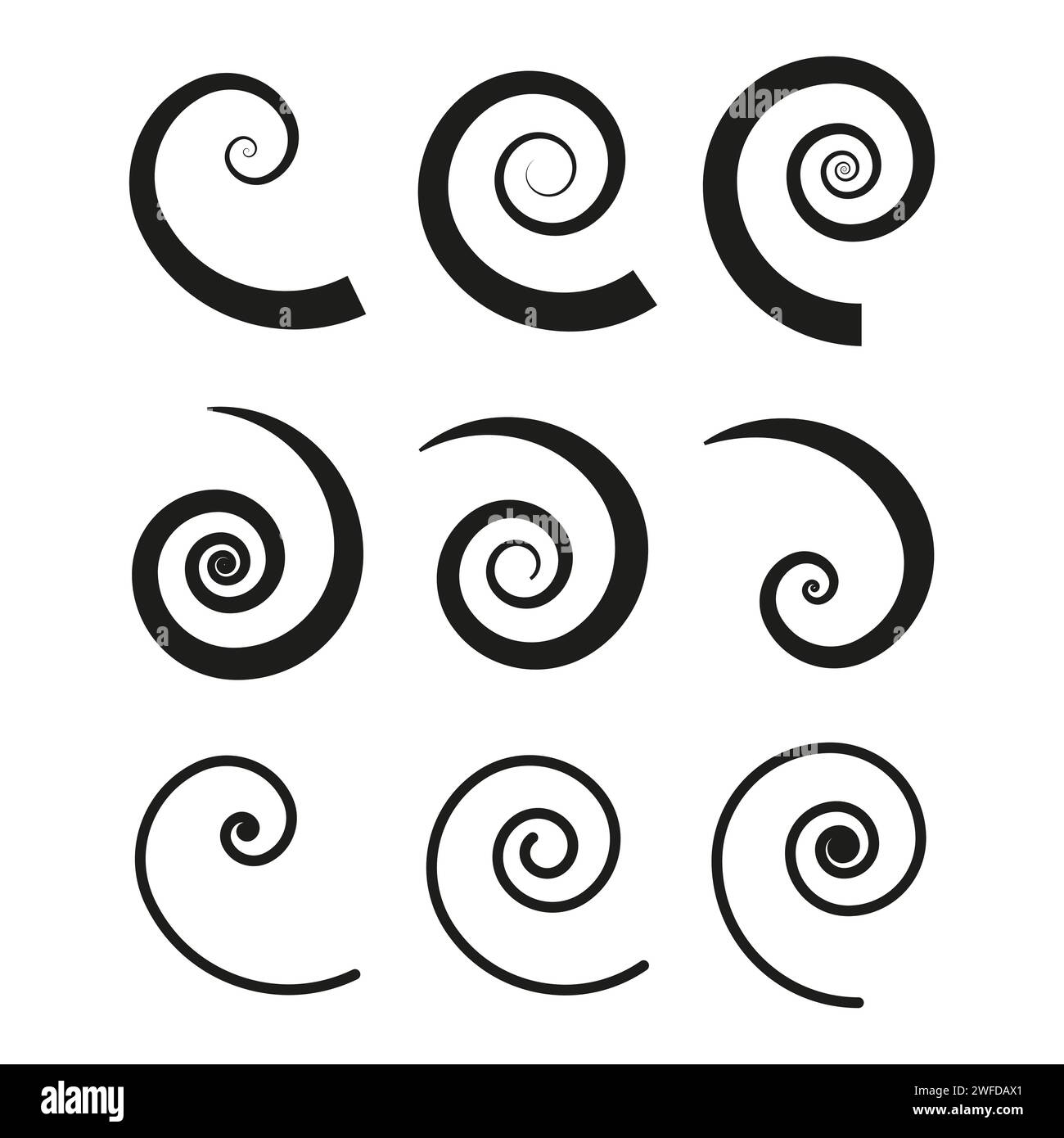 Hypnotic swirls hi-res stock photography and images - Alamy