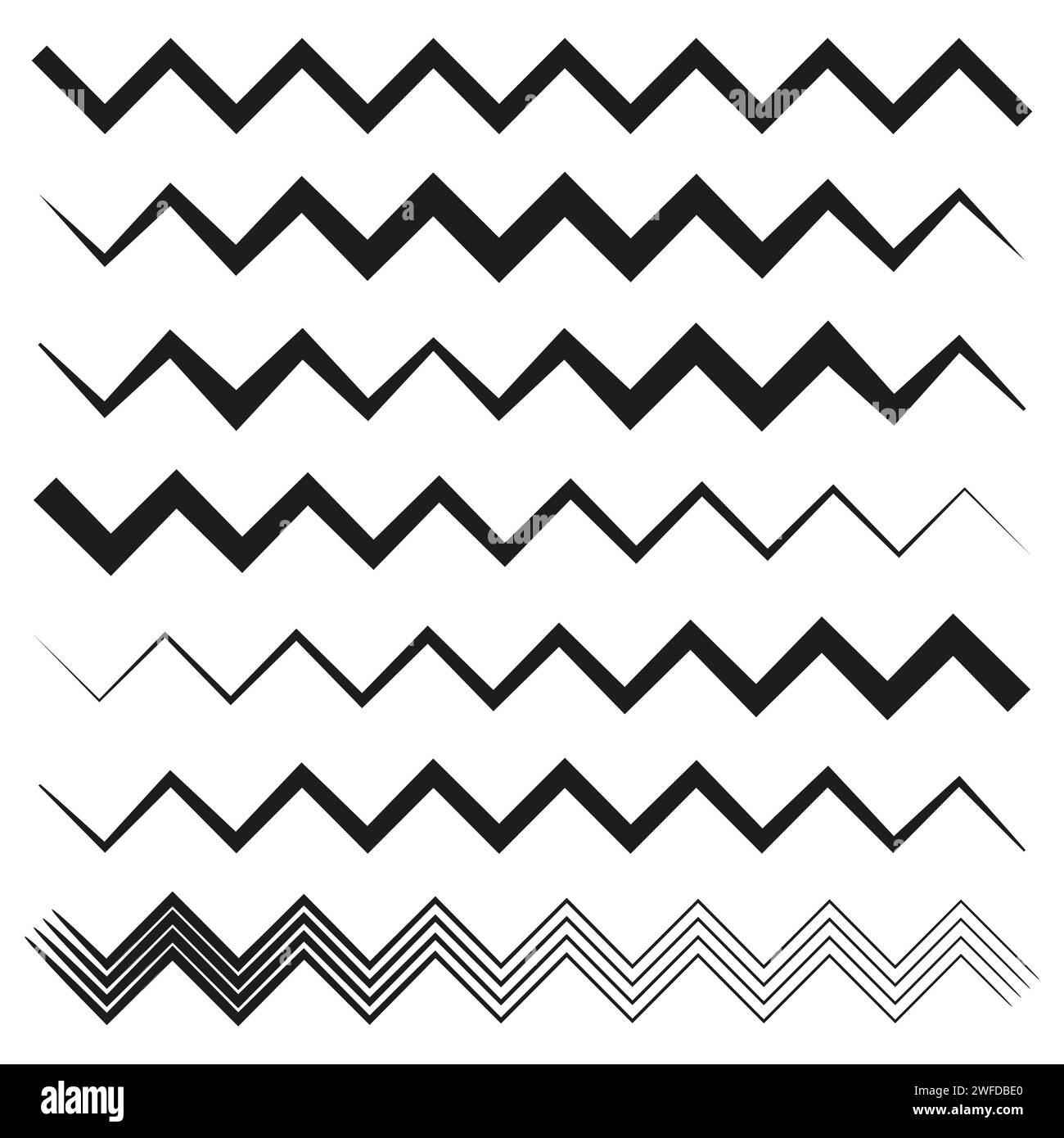 Distortion wavy waving lines Cut Out Stock Images & Pictures - Alamy