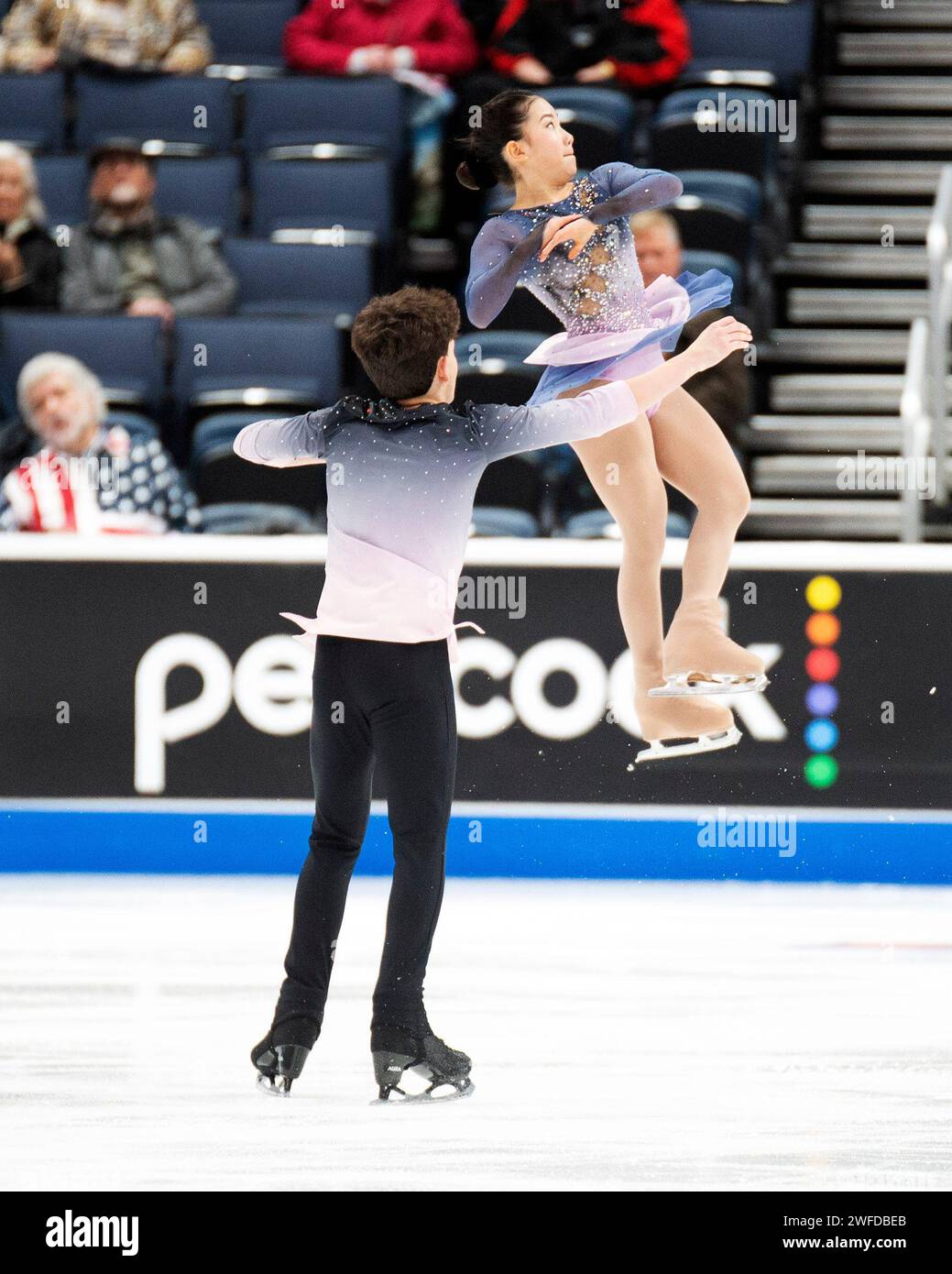 Columbus, Ohio, United States. 24th January, 2024. Audrey Park and ...