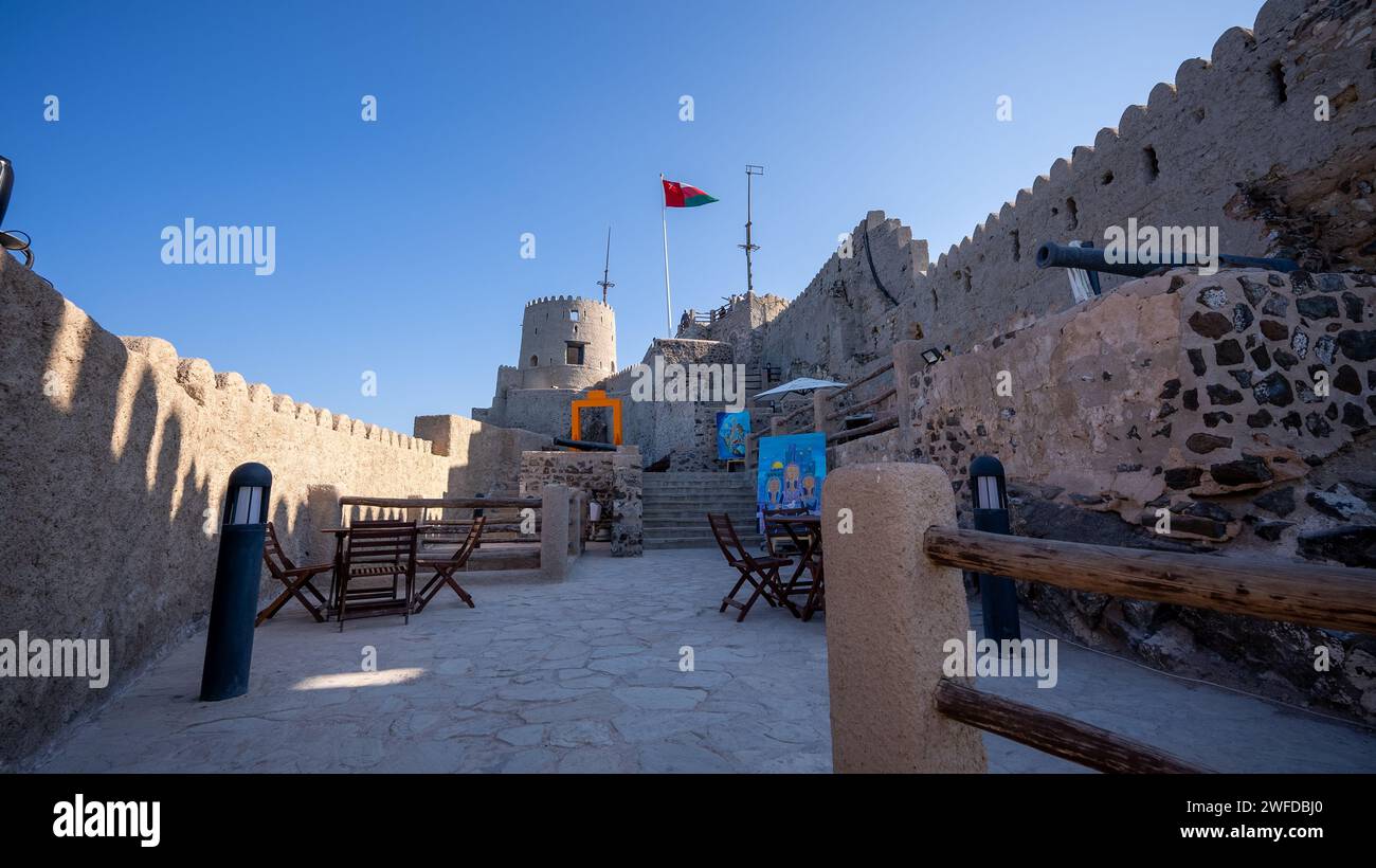Mutrah Fort in Oman Stock Photo - Alamy