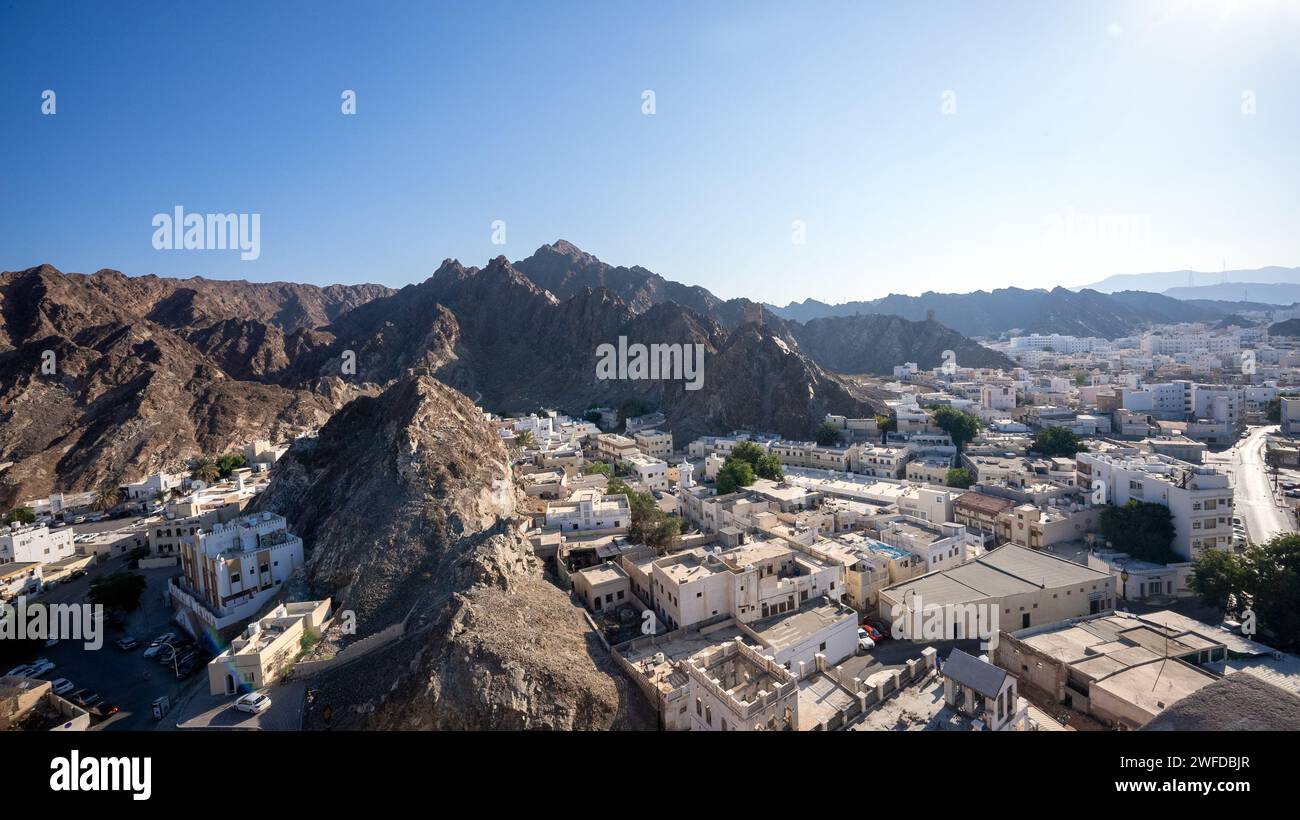 Mutrah Fort in Oman Stock Photo - Alamy
