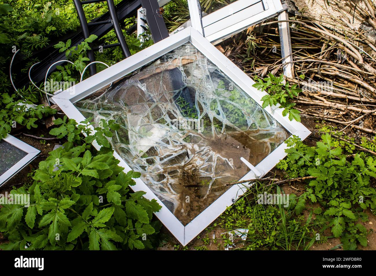 Kfar Aza kibbutz, Israël - January 29, 2024 Aftermath of the attack on ...