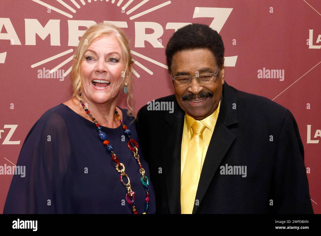 Popsänger George McCrae und Ehefrau Yvonne McCrae bei der Lambertz ...