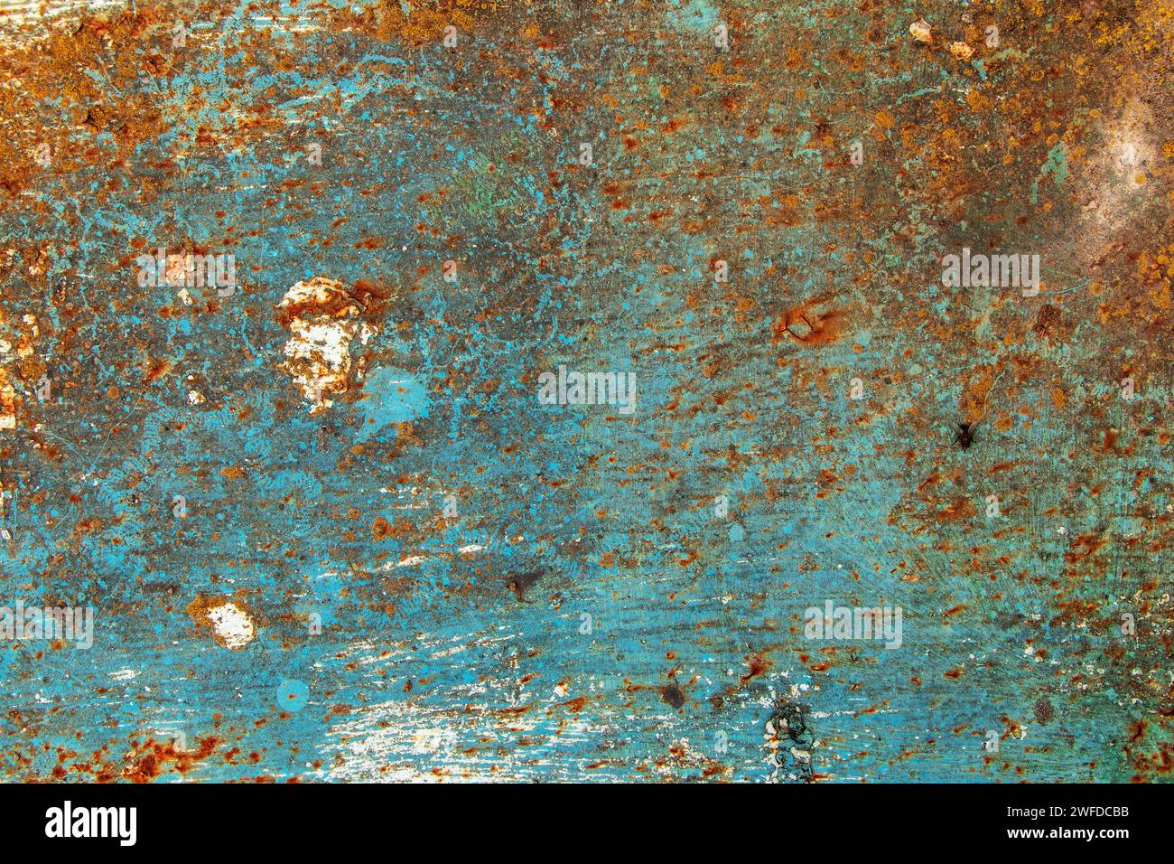 Blue rusty metal texture background close up Stock Photo - Alamy